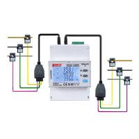 China EM4374 Multi Channel Energy Meter Rogowski Coil Power Consumption Monitor 100A 400A for sale