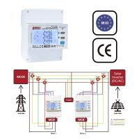 China MID Approved EM4371 3x1.5 6A Solar Bi-Directional Energy Meter with LCD Display for sale