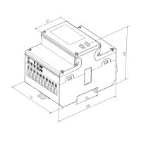 China MID Approved EM4371 3x1.5 6A Solar Bi-Directional Energy Meter with LCD Display for sale