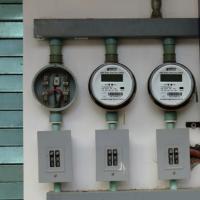 China Digital Display EM12100RS ANSI 2S Two Phase Three Wire Digital Electricity Power Meter for sale