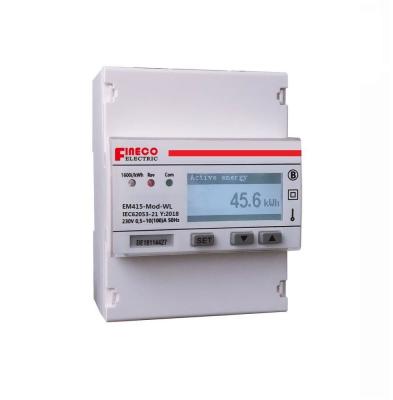 China Single Phase WiFi Energy Meter EM415 Mod WL Wireless Power Monitor 100A for sale