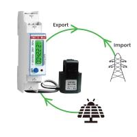 China MID Approved Class 1 Single Phase Din Rail Energy Meter 120/230V 100A RS485 for sale
