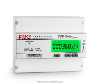 China EM718-Mod 230V 10 80A Smart Meter Remote Control Electric Energy Monitoring for sale