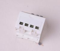 China CL1.0 72x104.5x60mm Two Phase Three Wire Modbus Electric Energy Meter 120/240V for sale
