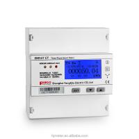 China Modbus RTU Three Phase CT Connected Din Rail Energy Meter 1.5 6 A Class 1.0 for sale
