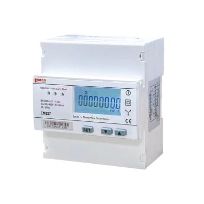 China EM537 Three Phase Bi-Directional Energy Meter 3x230/400V 5 65 A for sale