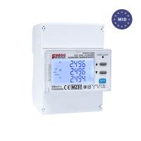 China EM4371 MID Approved Energy Meter 3 Phase Power Analyzer 65A Modbus Intelligent KWH Meter for sale