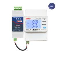 China MID Approved EM4373 3 Phase Power Quality Analyzer 230/400V 0.05-5(6)A CT Electricity Meter for sale