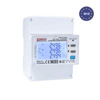 China MID Approved EM4373 3 Phase Power Quality Analyzer 230/400V 0.05-5(6)A CT Electricity Meter for sale