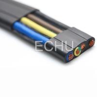 China Flame Resistance Flat  Flexible Crane Cable, ECHU Traveling Cable for sale