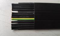 China Flat Flexible Crane Cable YFFB 4 Core 4mm2 300/500V Oil Resistant PVC Sheath for sale