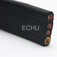 China Rubber Crane Cable ECHU Flat Cable 300/500V 450/750V for Crane Conveyer for sale
