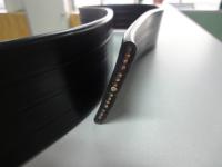 China ECHU YFFB Flat Traveling Crane Cable 300/500V 4 Core 4mm2 Oil Resistant Rubber Sheath for sale