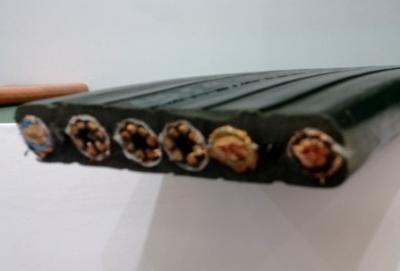 China Flat Shield Crane Cable YFFBP ECHU Rubber Sheath 300/500V 450/750V for sale