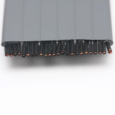 China 24 Core PVC Flat Elevator Cable 0.75mm2 450/750V CE CCC Approved Lift Cable for sale