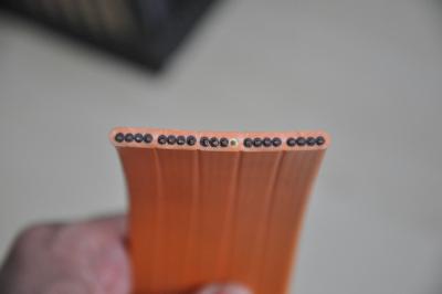 China CE Certified Flat Elevator Traveling Cable TVVB 0.5-0.75mm2 4-66 Cores 300/500V for sale