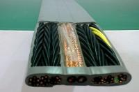 China CE CCC Approved Flat Elevator Cable with Signal Cable 0.75mm2 4-24 Cores for sale