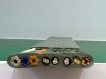 China CE Certified Flat Elevator Traveling Cable 4-24 Cores 0.75mm2 300/500V for sale