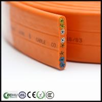 China CE CCC Approved Flat Elevator Cable TVVB 0.75mm2 4-24 Cores 300/500V for sale