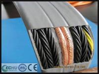 China Flat Elevator Traveling Cable TVVB 4-66 Cores 0.5-0.75mm2 CCC CE Approved for sale
