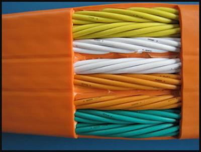 China Flat Travel Cable, ECHU Elevaotr Cable TVVB 48C 0.75SQMM for sale