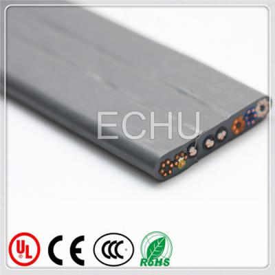 China Elevator Traveling Control Cable TVVBPG 48 Cores 0.75mm2 Flat Cable CE CCC for sale