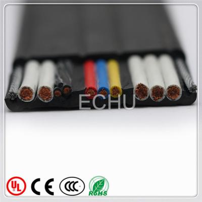 China CE Standard Flat Elevator Cable TVVB 24 Core 0.75mm2 300/500V for sale