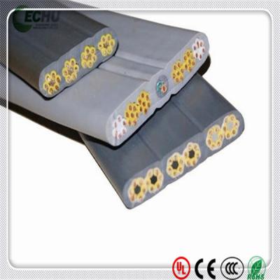 China CE Certified Flat Elevator Cable TVVB 24 Core 0.75mm2 for Elevator Control Systems for sale