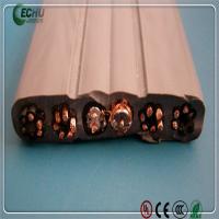 China Elevator Traveling Control Cable TVVBPG 48 Cores 0.75mm2 Flat Cable CE CCC for sale