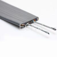 China CE Certified PVC Flat Elevator Cable 4-24 Cores 0.75mm2 for Traveling Height 80m for sale