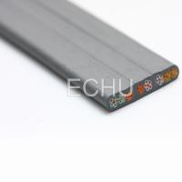 China CE Certified PVC Flat Elevator Cable 4-24 Cores 0.75mm2 for Traveling Height 80m for sale