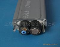 China Flat Travel Elevator Cable with CCTV TVVBG-TV 300/500V 80m Free Suspension for sale