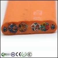 China CE Certified Flat Elevator Traveling Cable 4-24 Cores 0.75mm2 300/500V for sale