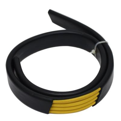 China ECHU Flat Traveling Crane Cable YFFB 4C 4sqmm 300/500V Rubber Sheathed for sale