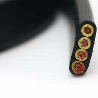 China Traveling Crane Cable, Four Core Flat Traveling Cable, ECHU Flat Cable for sale