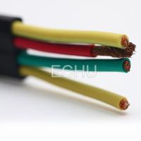 China ECHU Flat Traveling Cable, Flat Crane Cable, NBR insulation, NBR Jacket Flat Cable 450/750V for sale