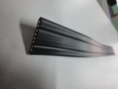 China ECHU YFFB Flat Overhead Crane Cable 450/750V 4 Core 4mm2 Oil Resistant Rubber Sheath for sale