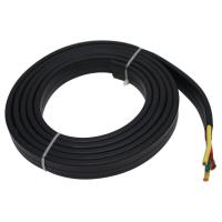 China ECHU Flat Crane Cable 16 Core 1.5sqmm 300/500V Rubber Sheathed Traveling Cable for sale
