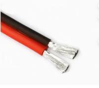 China Two Core Parallel Audio Flat Cable UL2468 PVC Insulated Copper Red and Black Electric Speaker Cable for sale
