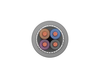 China ECHU Cable, UL Approred UL2725 PVC Insulation Shielded Electric Cable 24AWG Electronic Wire Cable for sale