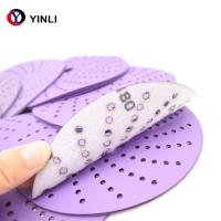 China Aluminum Oxide 15 Hole Hook and Loop Sanding Disc 40 Grit 125mm for 3M for sale