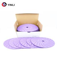 China 150mm 17 Hole 2000 Grit Aluminum Oxide Sanding Disc for Auto Paint Polishing for sale
