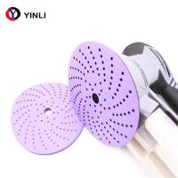 China 150mm 17 Hole 2000 Grit Aluminum Oxide Sanding Disc for Auto Paint Polishing for sale
