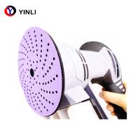 China 9 Holes PSA Coated Angle Grinder Sand Paper 3M Purple Sandpaper 5 inch 125mm for sale