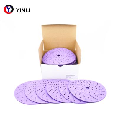 China multi-holes  Ceramic Sanding Disc  80 Grit Sandpaper For automatic for sale