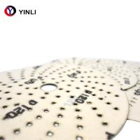China 80 Grit Ceramic Alumina Hook and Loop Sanding Disc 125mm 5 Inch with Holes for Auto Body Repair for sale