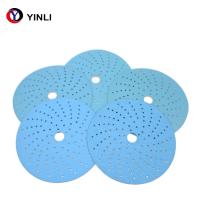 China Ceramic Polyester Film Sanding Disc 6inch Purple Wet Dry Paint Wood Grit P40-P2000 for sale