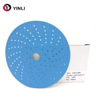 China 150mm 6 Inch Ceramic Sand Paper Hook and Loop Disc Grit P40 to P2000 for Auto Sanding for sale