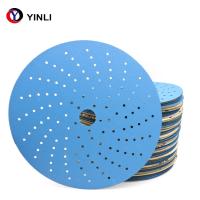 China 40 Grit Hook and Loop Sanding Discs 150mm Aluminum Oxide for Metal Wood Polishing for sale