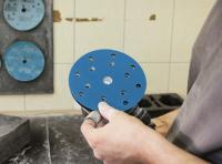 China 6 Inch Ceramic Abrasive Disc Polishing Film Base Aluminum Oxide Grit 60 to 1000 for sale
